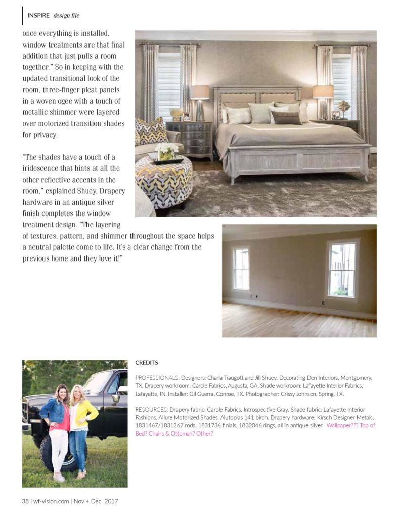 Vision Magazine - Decorating Den Interiors - C&J Interiors